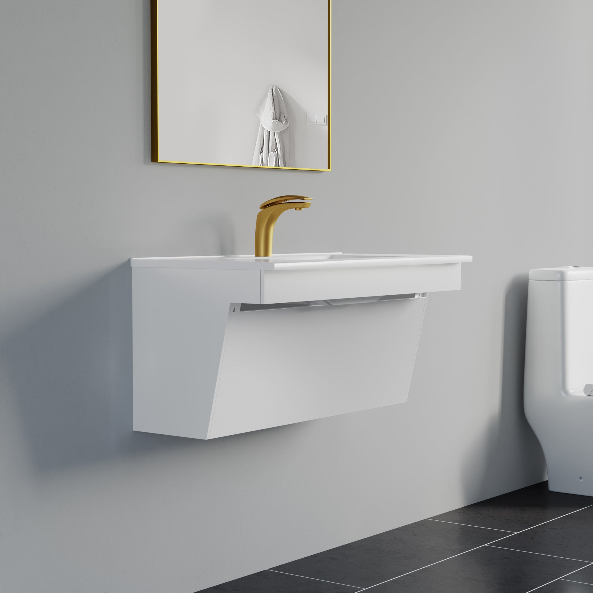 ADA Wall-Mounted Vanity Kit – Style 4 – Dowell